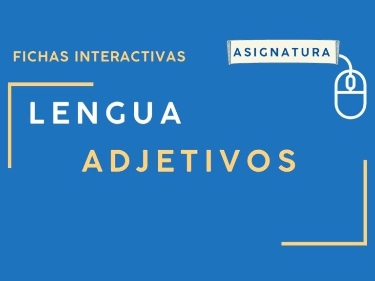 Fichas interactivas de ADJETIVOS: Aprende online en 2025